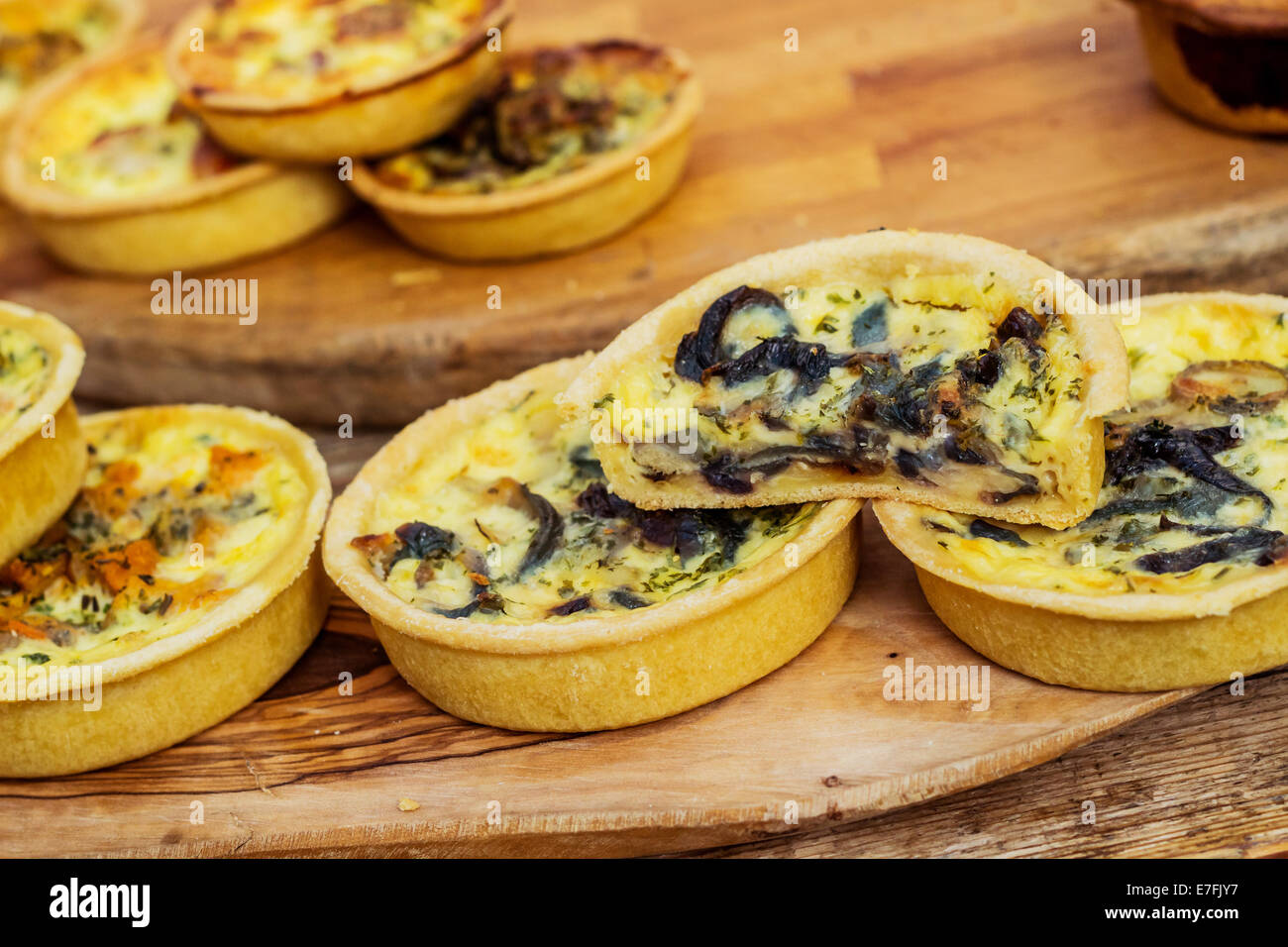 Custard tart slice side hi-res stock photography and images - Alamy