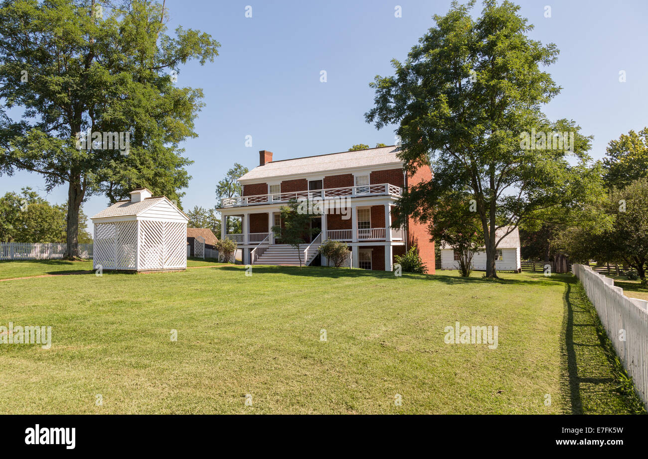 McLean House was the building in Appomattox which was the site of the ...
