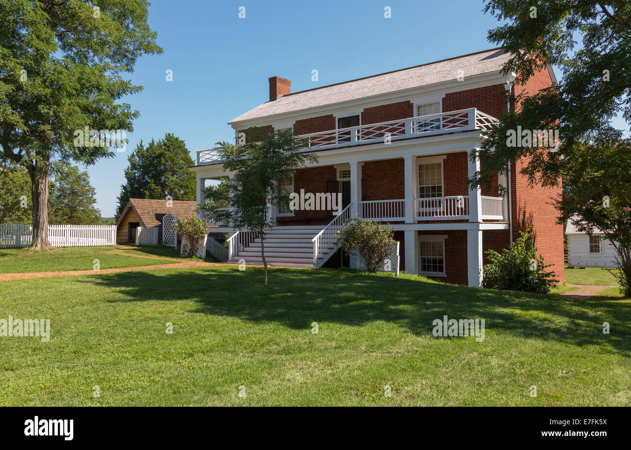McLean House was the building in Appomattox which was the site of the ...