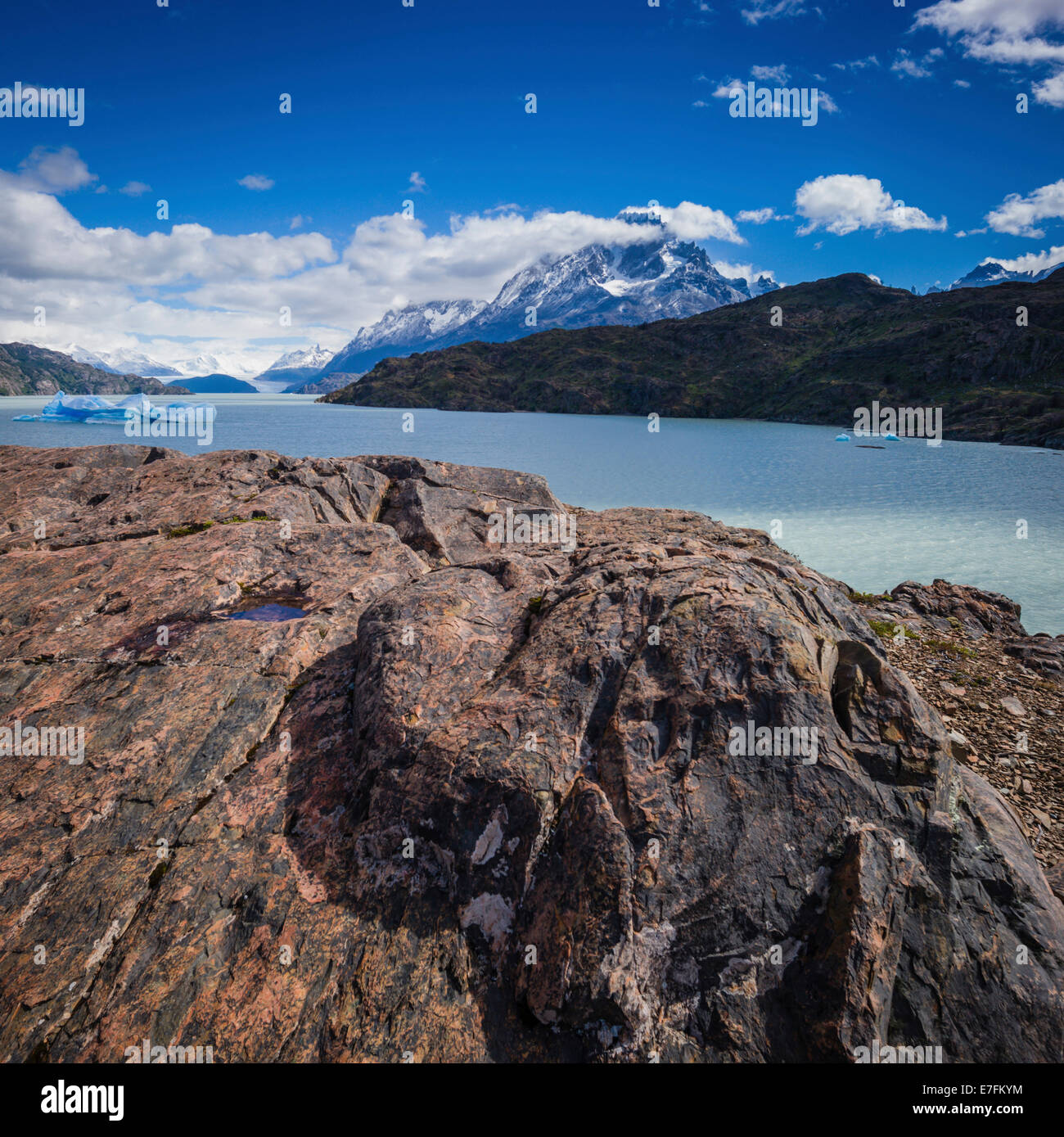 Lago Grey lake in Patagonia, Chile Stock Photo - Alamy