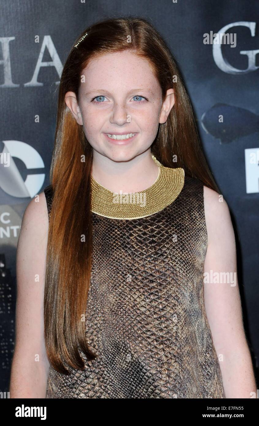 New York, NY, USA. 15th Sep, 2014. Clare Foley at arrivals for GOTHAM ...