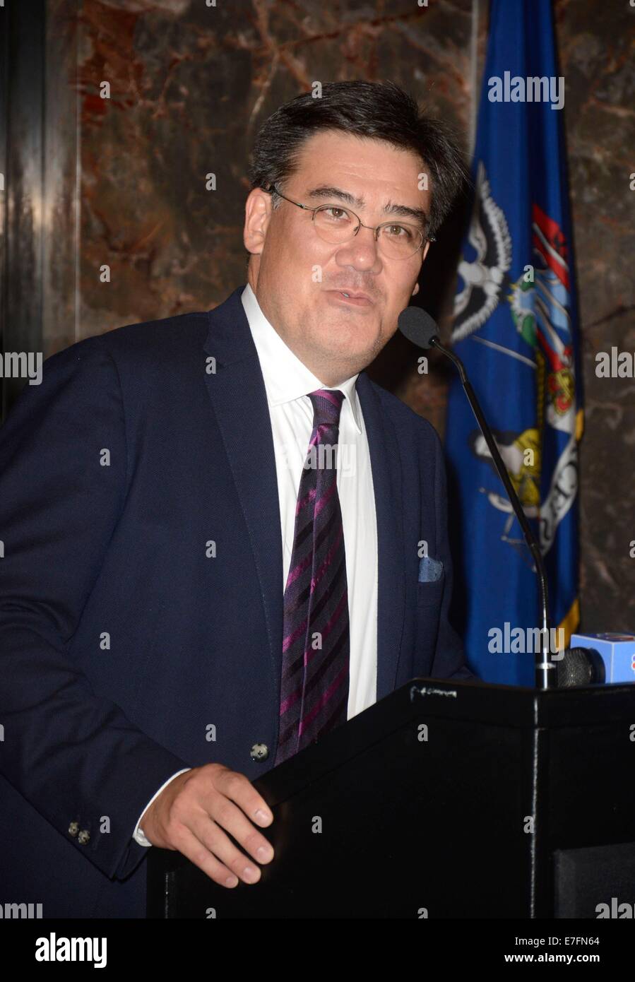 New York, NY, USA. 16th Sep, 2014. Alan Gilbert at a public appearance ...