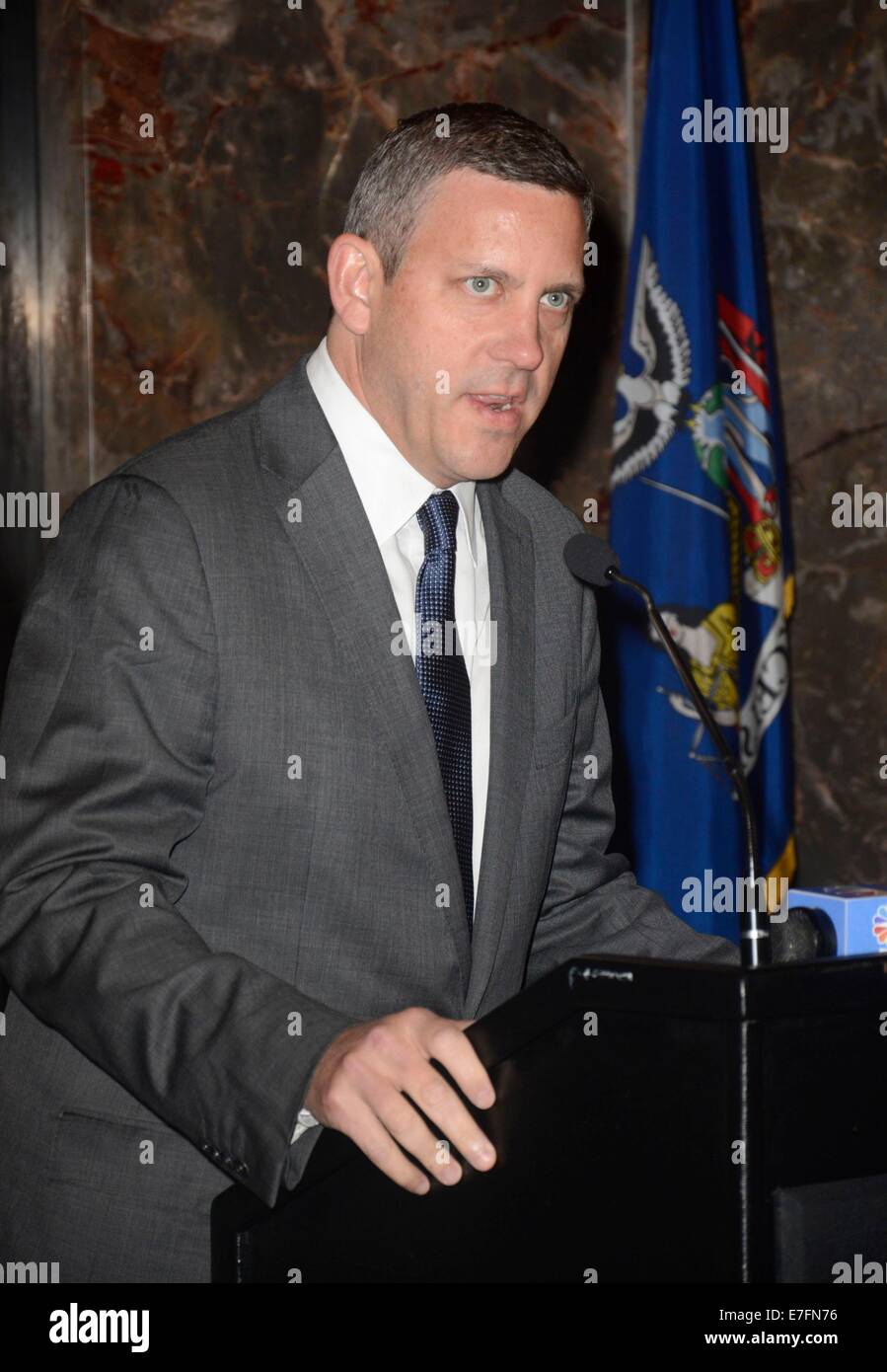 New York, NY, USA. 16th Sep, 2014. Matthew Van Besien at a public ...