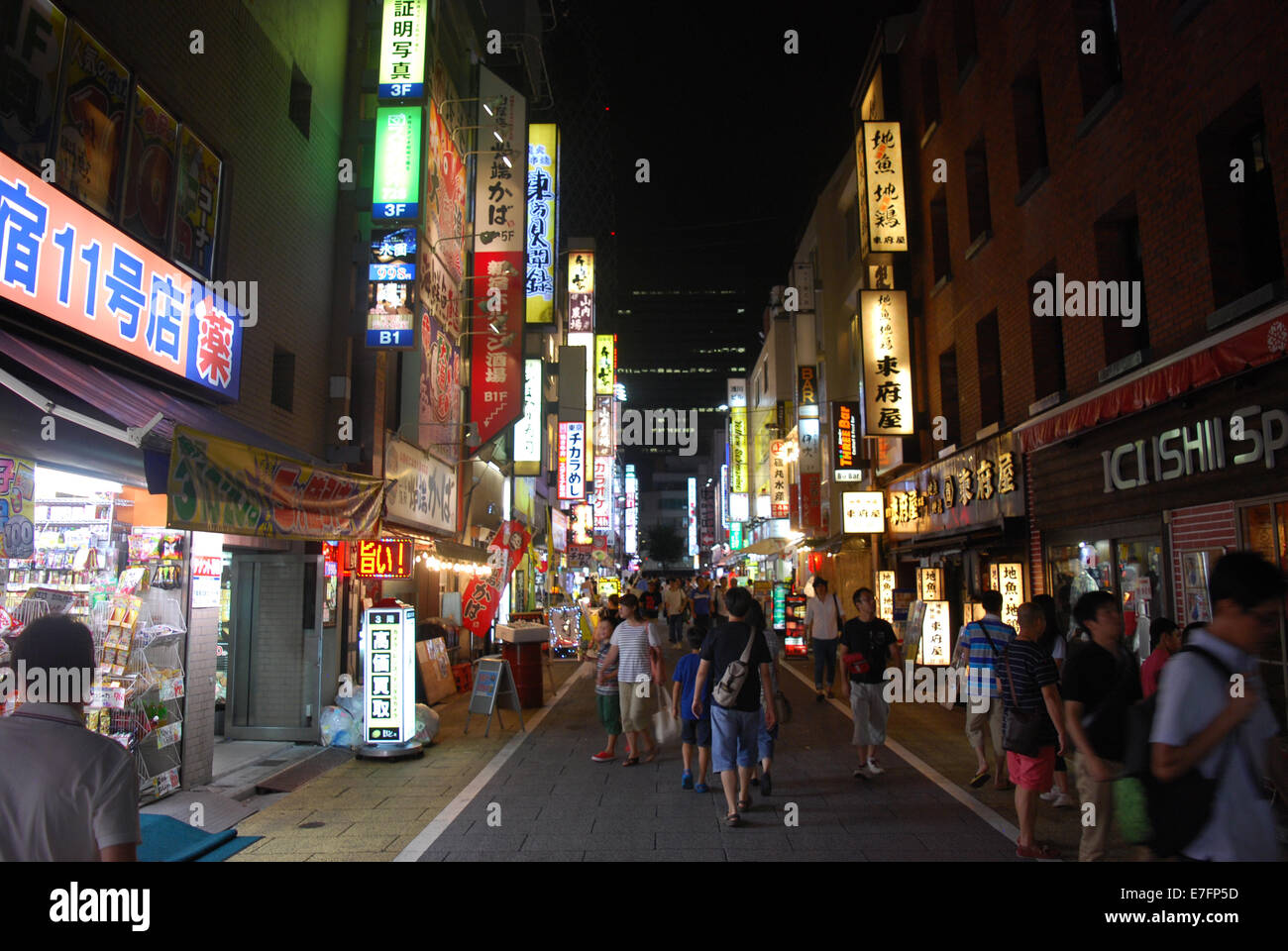 Shinjuku area of Tokyo, Japan 2014 Stock Photo - Alamy