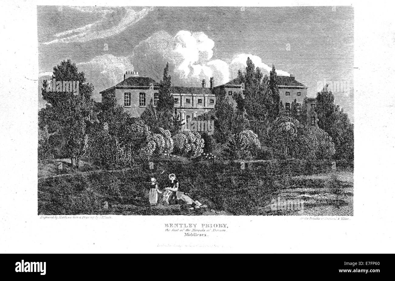 Brayley 1820 p5 089 bentley priory hi-res stock photography and images ...