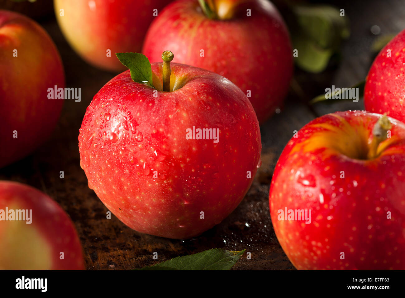 Raw Organic Red Gala Apples Ready to Eat Stock Photo - Alamy