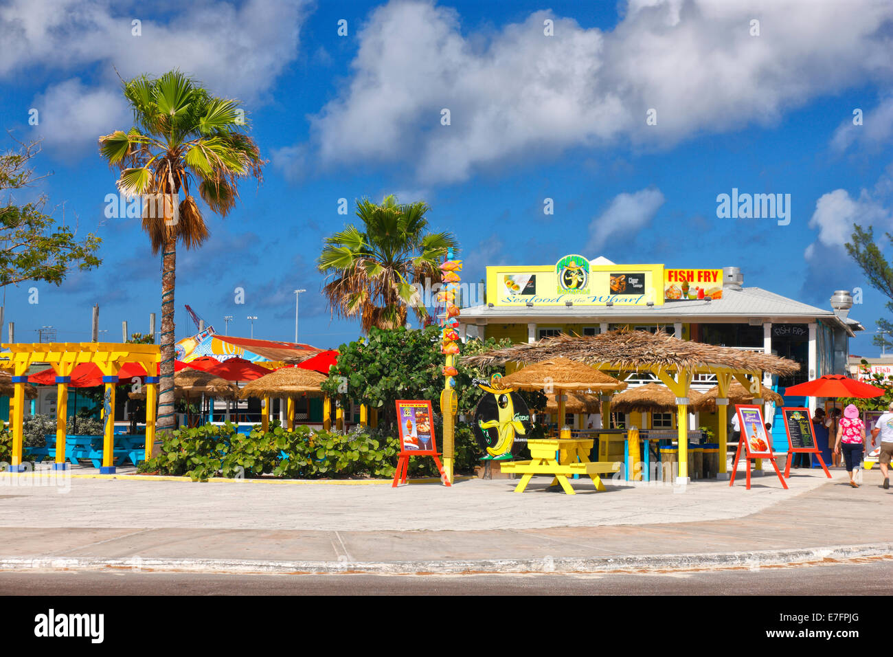 Nassau Bahamas - Fish Fray Heritage Village Stock Photo - Alamy
