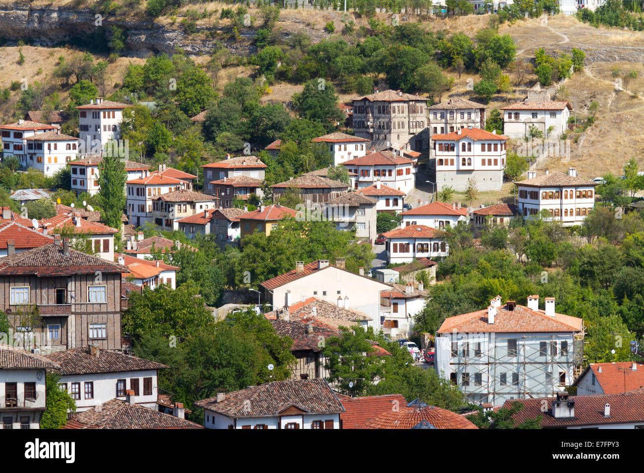 Traditional Ottoman Houses Safranbolu Turkey Stock Photo - Alamy