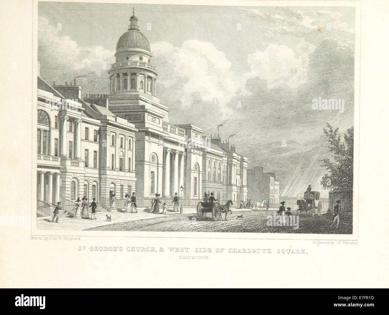 Illustration from page 087 of 'MA' (1829), depicting St George’s Church ...