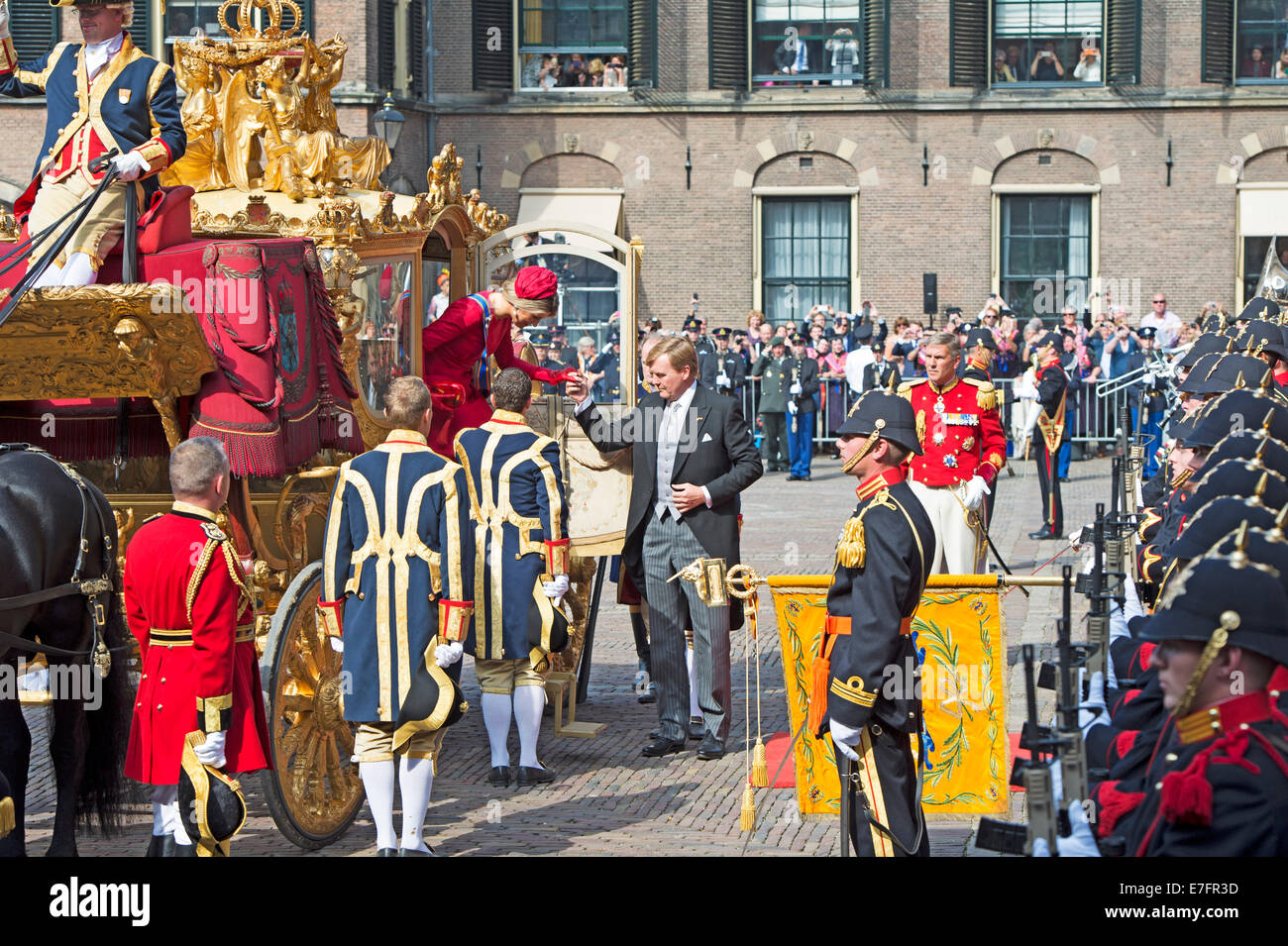 The Hague, The Netherlands. 16th Sep, 2014. King Willem-Alexander and ...