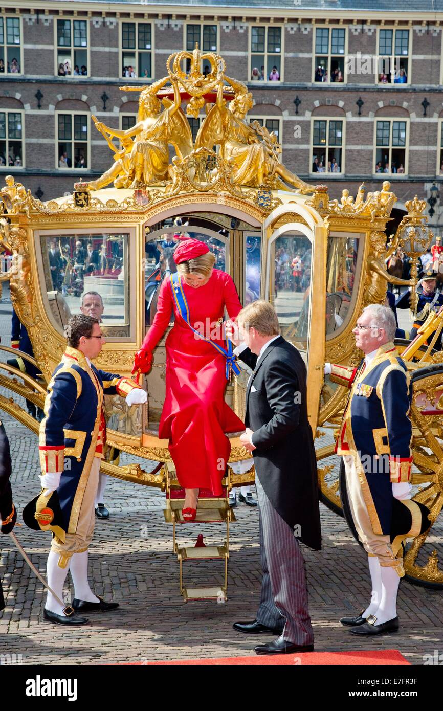 The Hague, The Netherlands. 16th Sep, 2014. King Willem-Alexander and ...