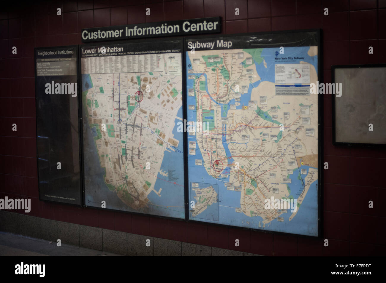 NYC Metro. Customer Information Center Stock Photo - Alamy