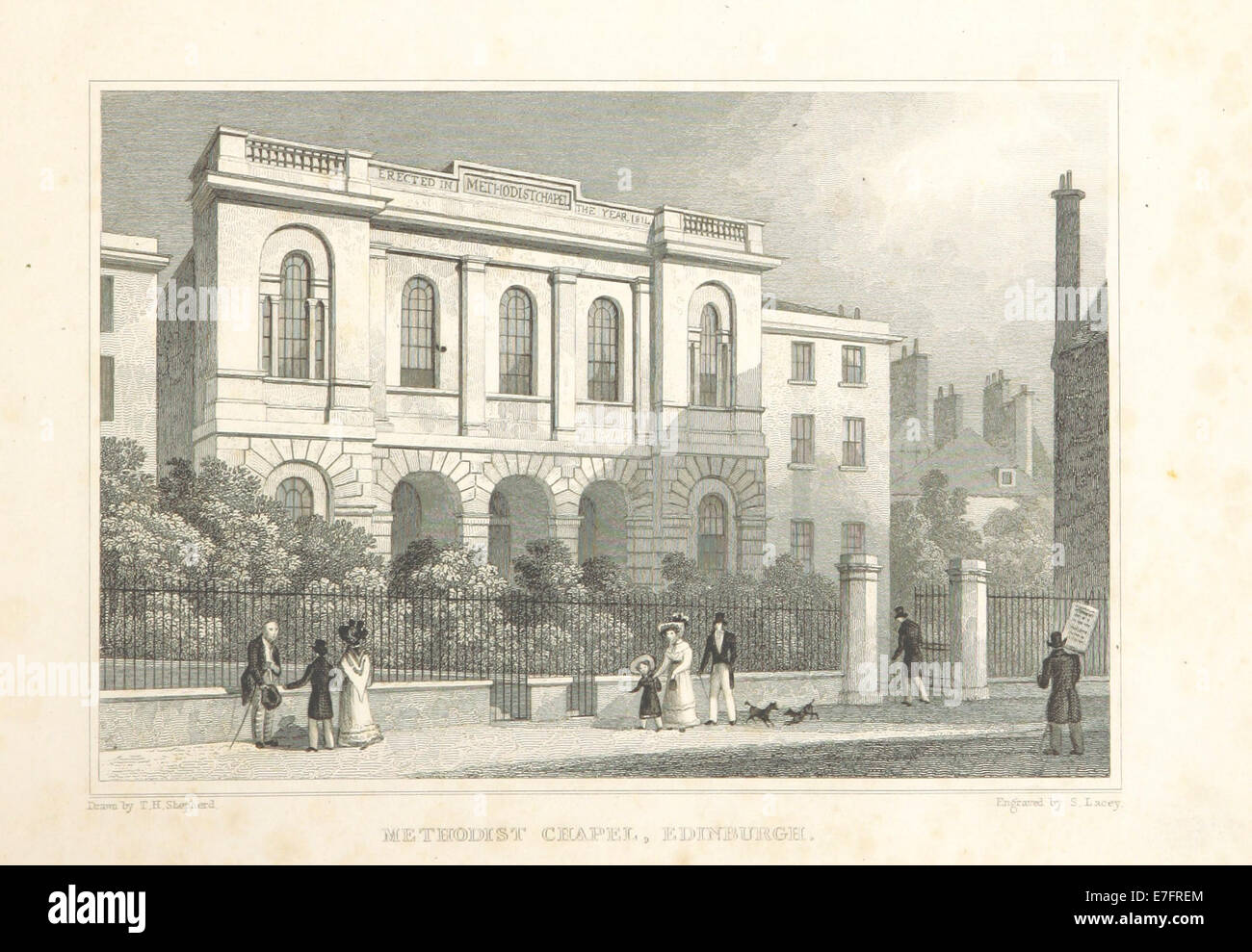 Edinburgh thomas hosmer shepherd ma 1829 p 171 methodist chapel hi-res stock photography and ...