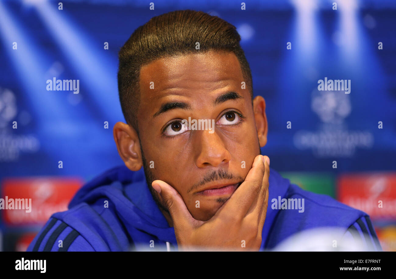 London, UK. 16th September, 2014. Schalke's player Dennis Aogo ...