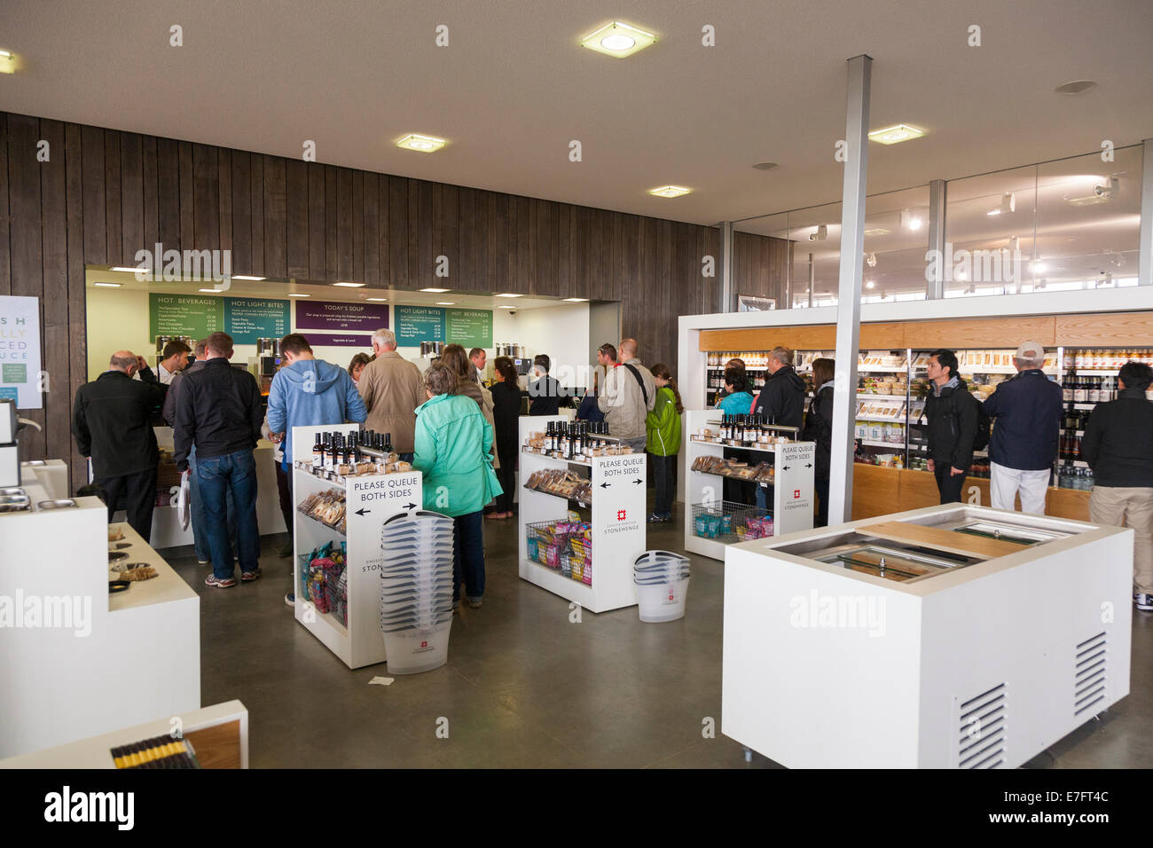 Inside the new visitor cafe / restaurant at the Visitor centre at ...