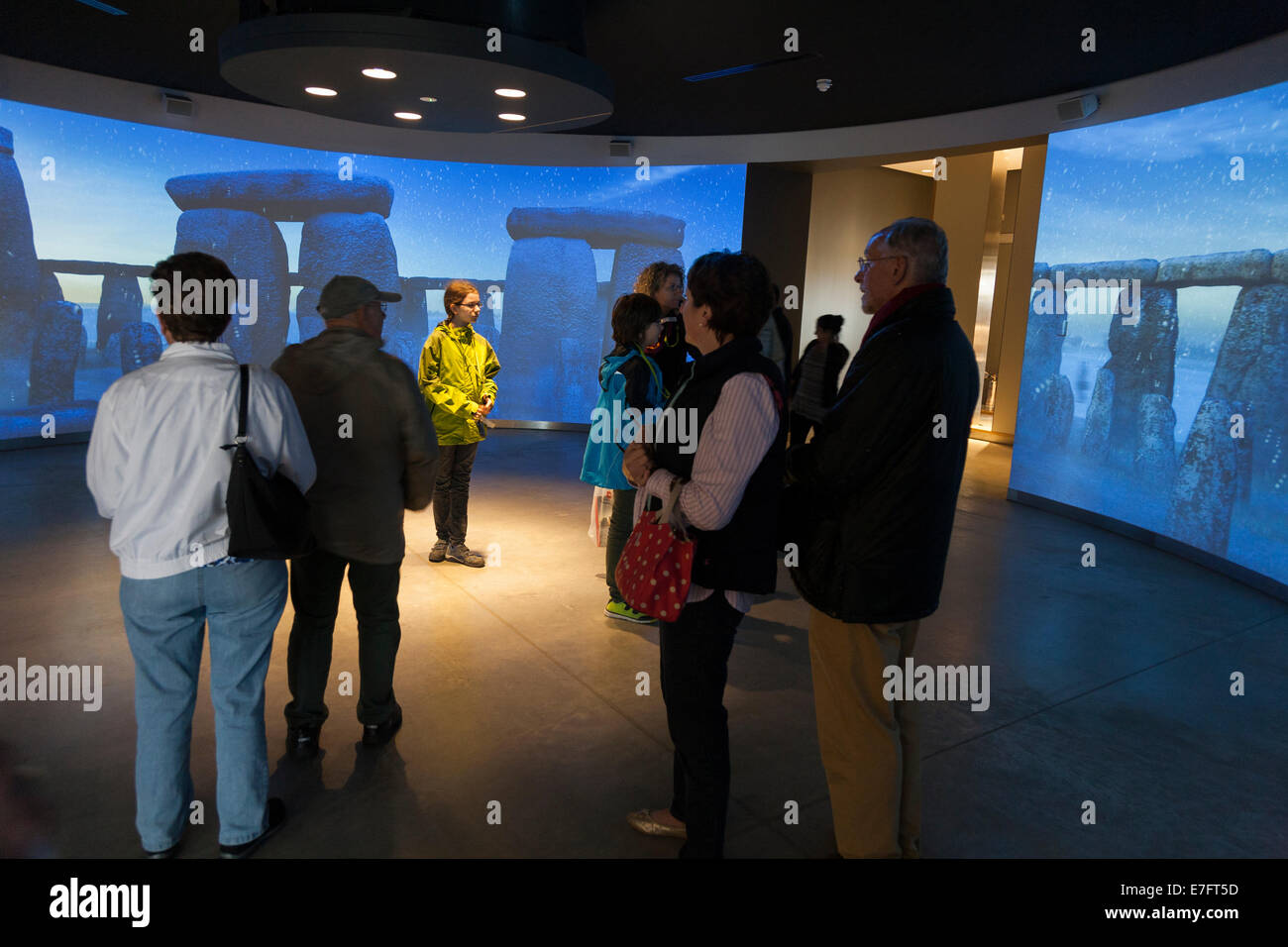Audio visual display presentation; visitor centre exhibition cinema ...