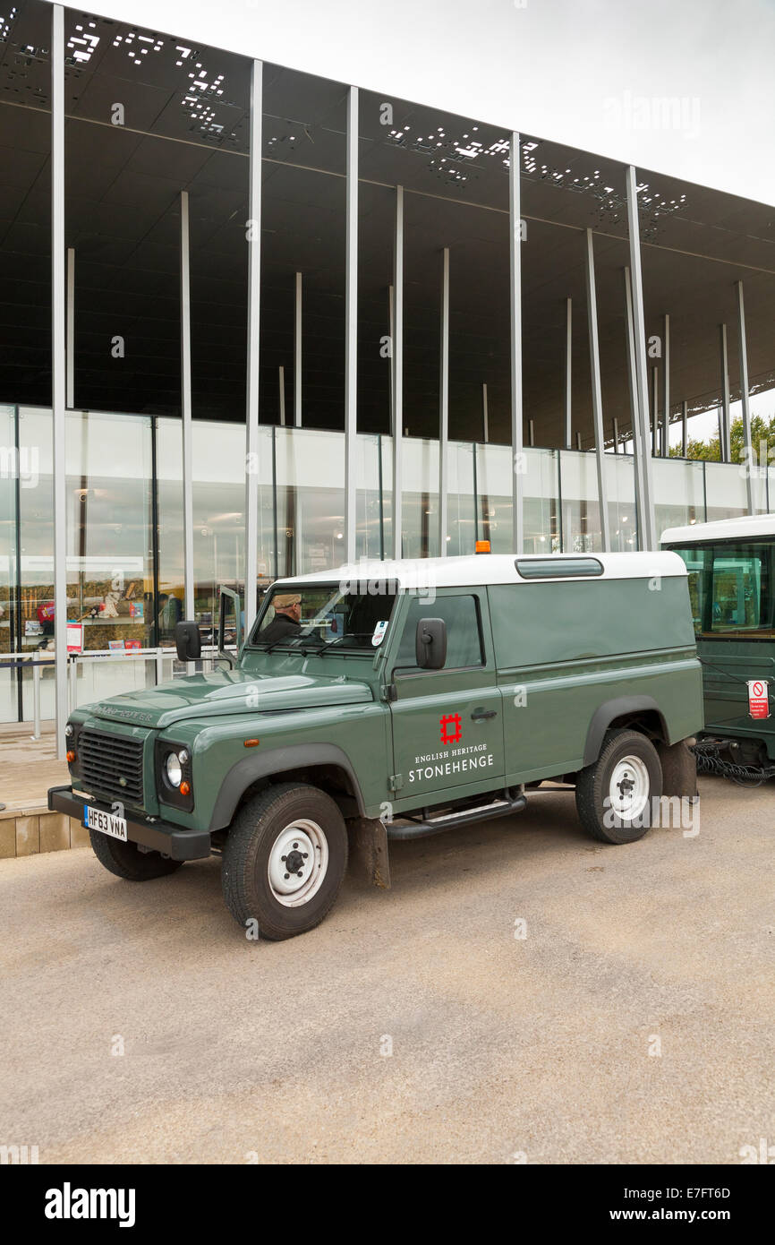 Stonehenge Land Rover shuttle 'train' bus coaches to ferry tourists and ...