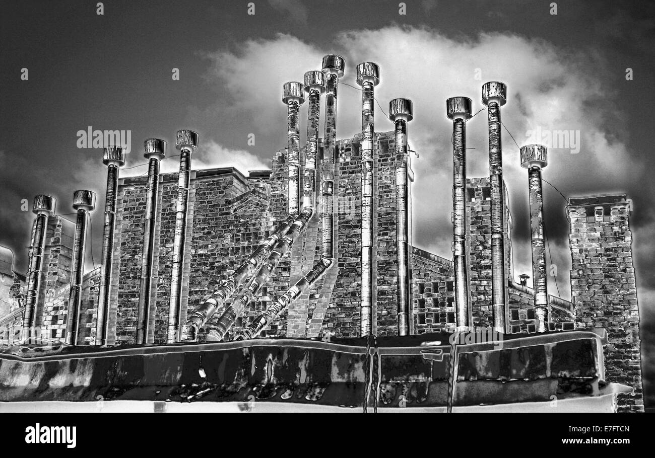 Vent tube Black and White Stock Photos & Images - Alamy