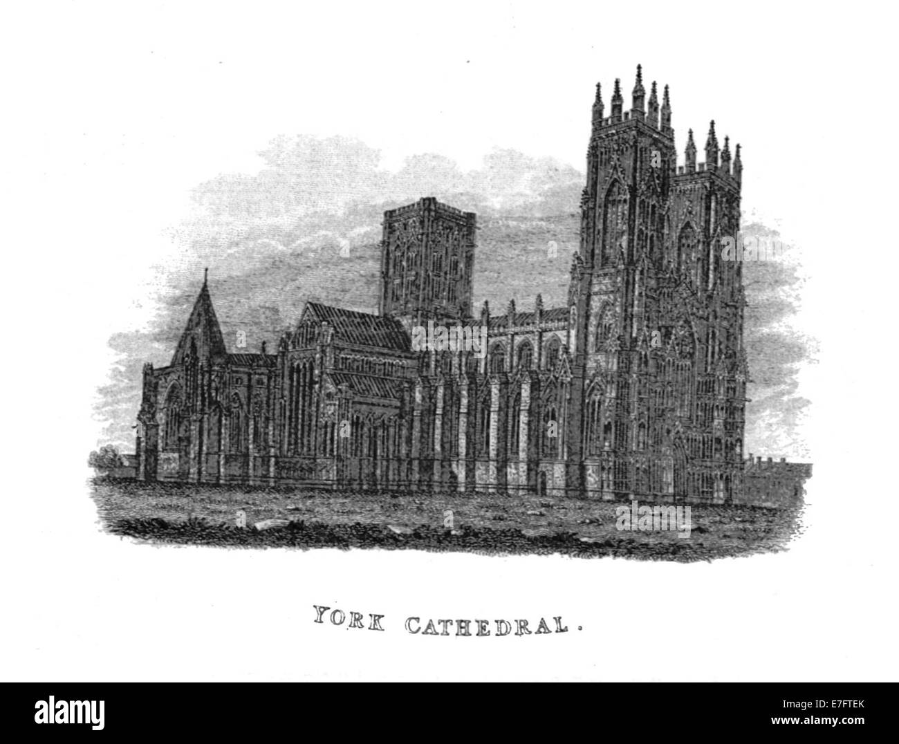 Pigot and Co (1842) p2.489 - York Cathedral Stock Photo - Alamy