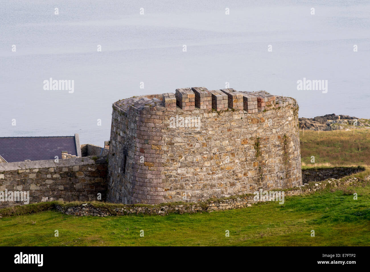 Martello at Knockalla Fort, Lough Swilly, County Donegal, Ireland ...