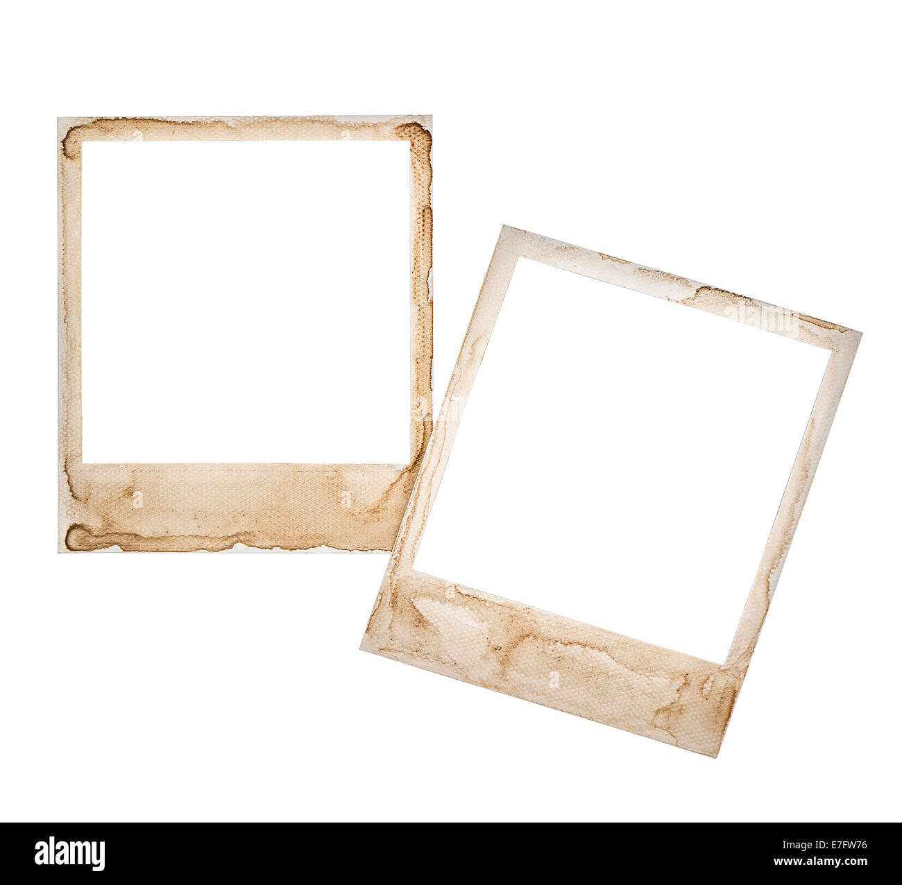 Instant photo frames isolated on white background. retro style design ...