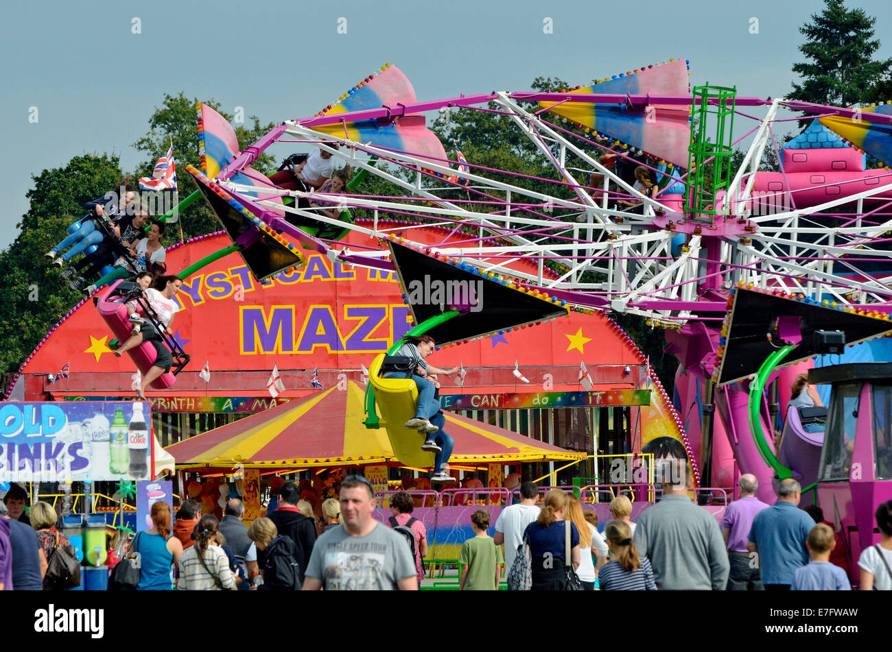 Air funfair ride hi-res stock photography and images - Alamy