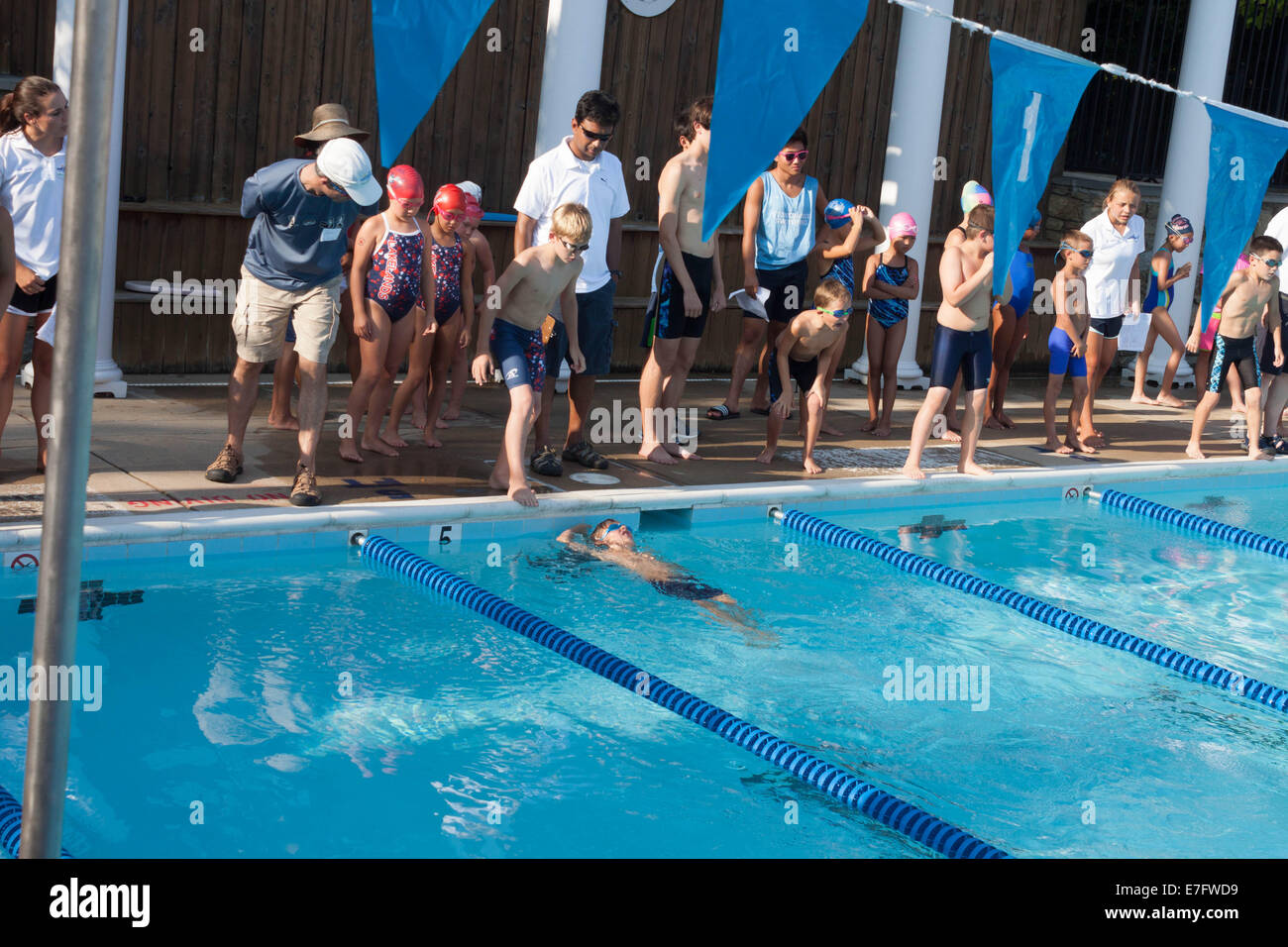 Boys swim team hi-res stock photography and images - Alamy