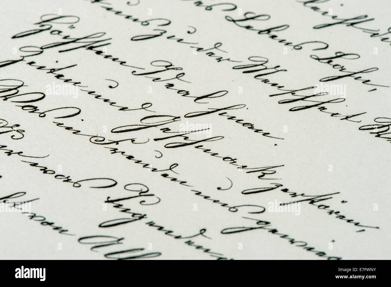 vintage handwriting. antique manuscript. aged paper background. retro ...