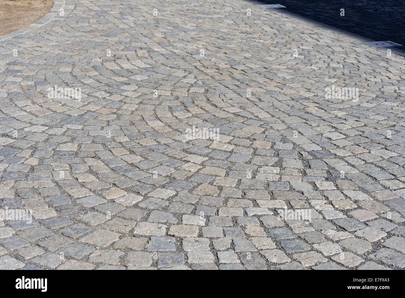 Cobbled pavement in Prague, Czech Republic Stock Photo - Alamy