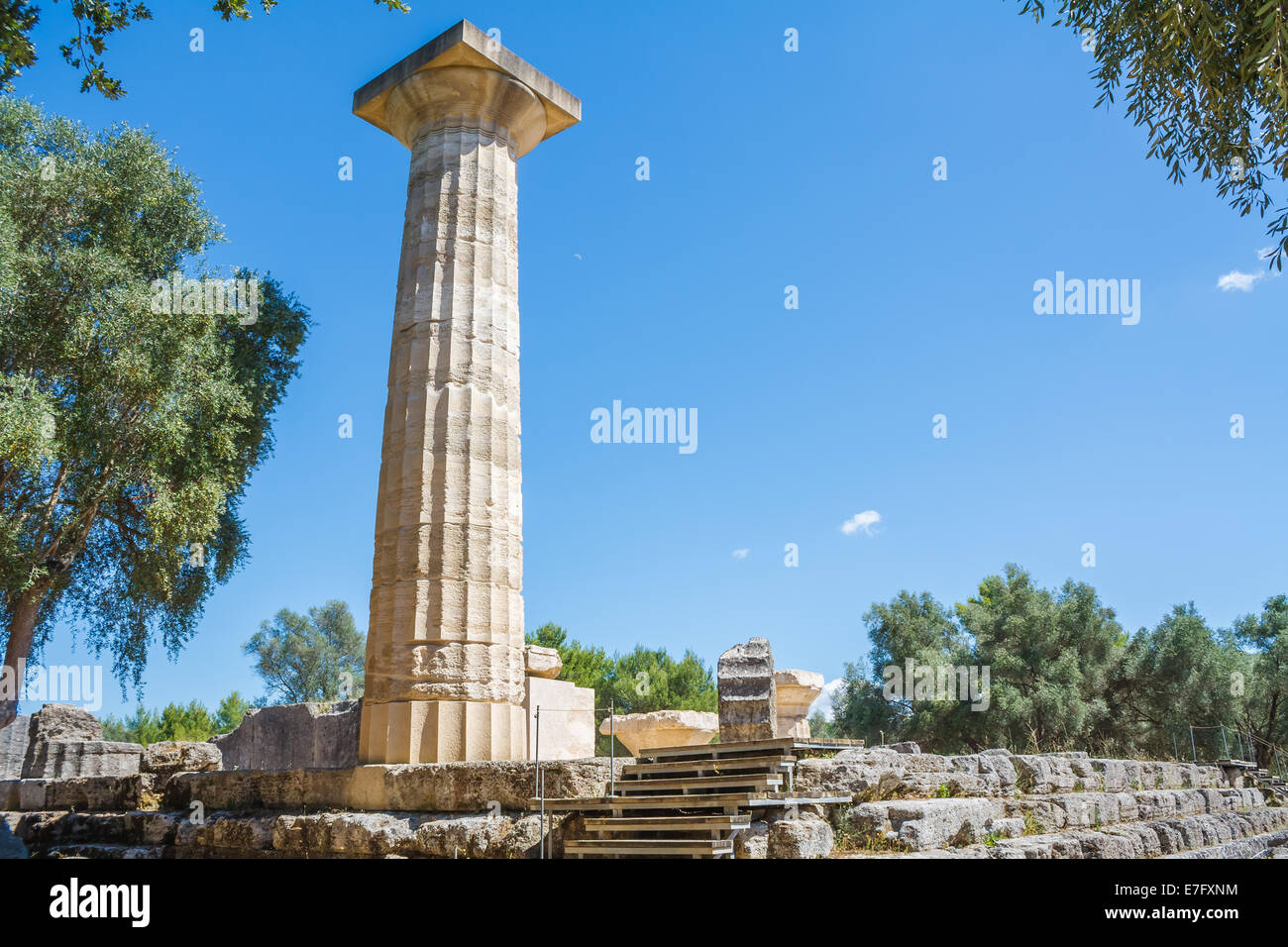 Ancient Olympia, Olympic Games, Zeus Stock Photo - Alamy