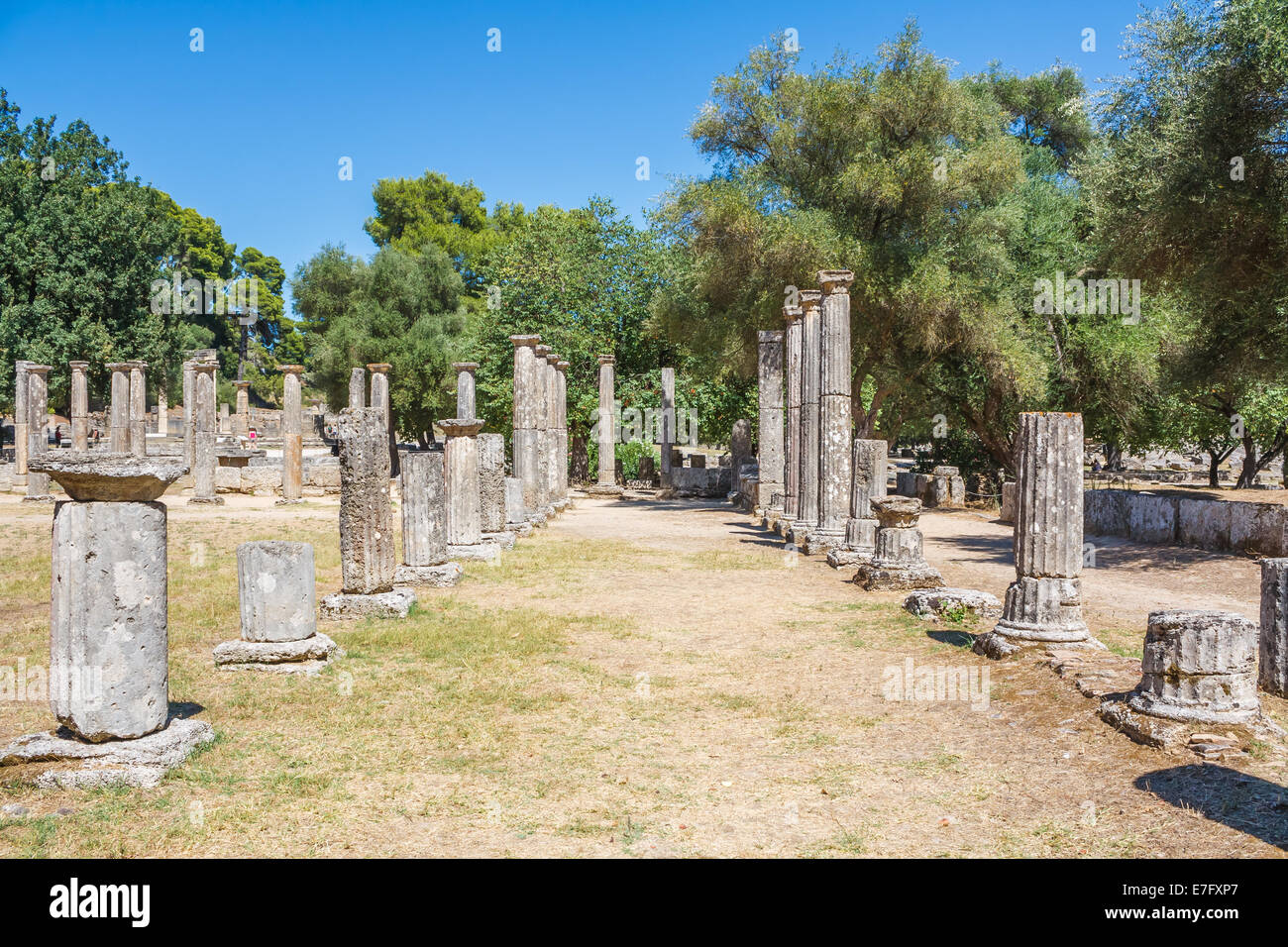 Ancient Olympia, Olympic Games, Zeus Stock Photo - Alamy