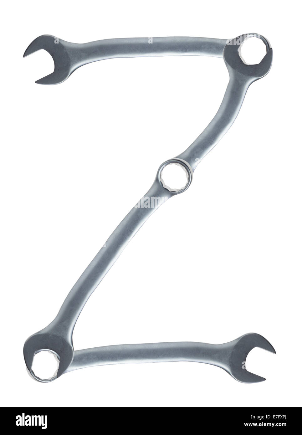 letter Z made of spanners Stock Photo - Alamy