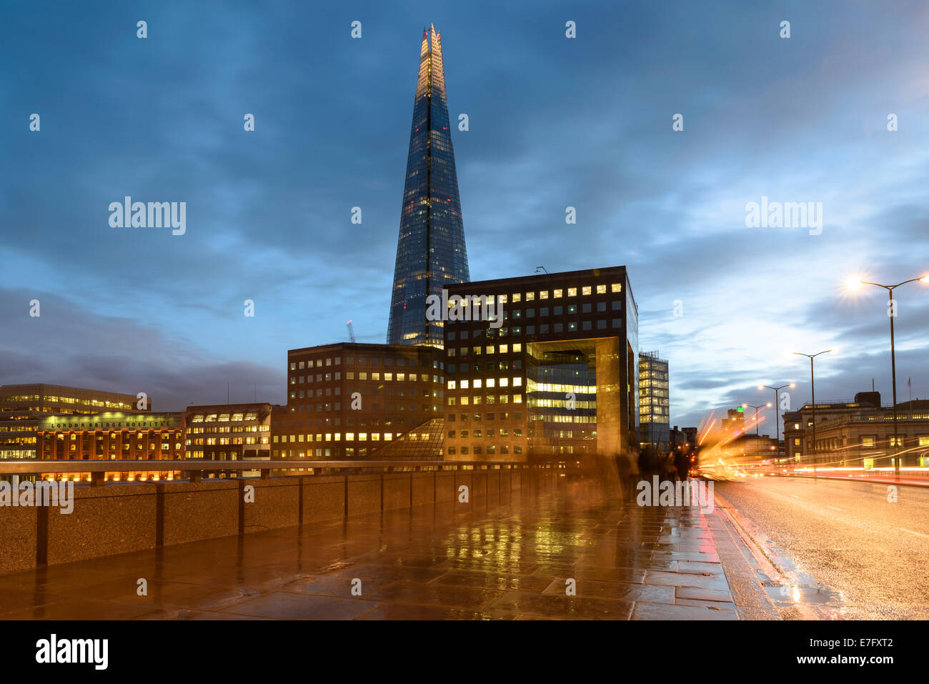 London Bridge at Dusk, England, UK Stock Photo - Alamy