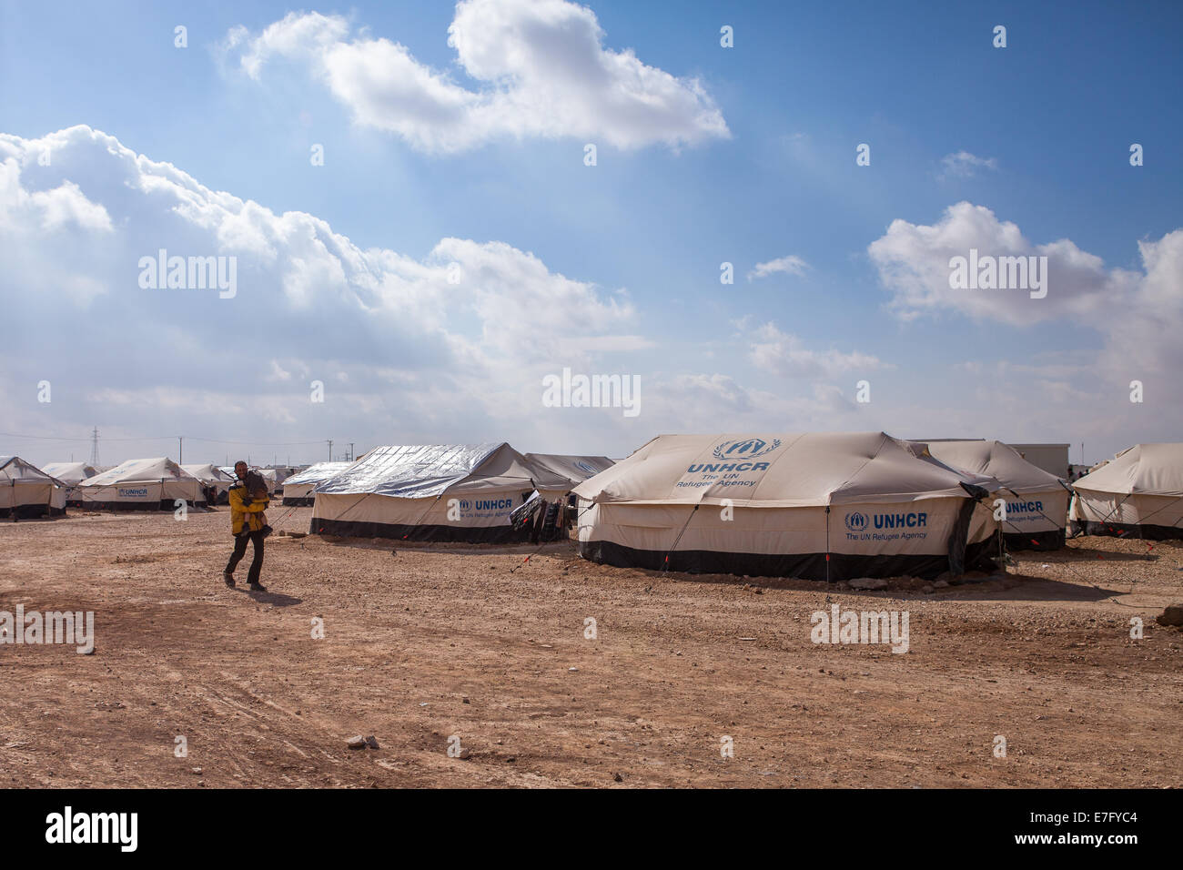 Zaatari refugee camp hi-res stock photography and images - Alamy