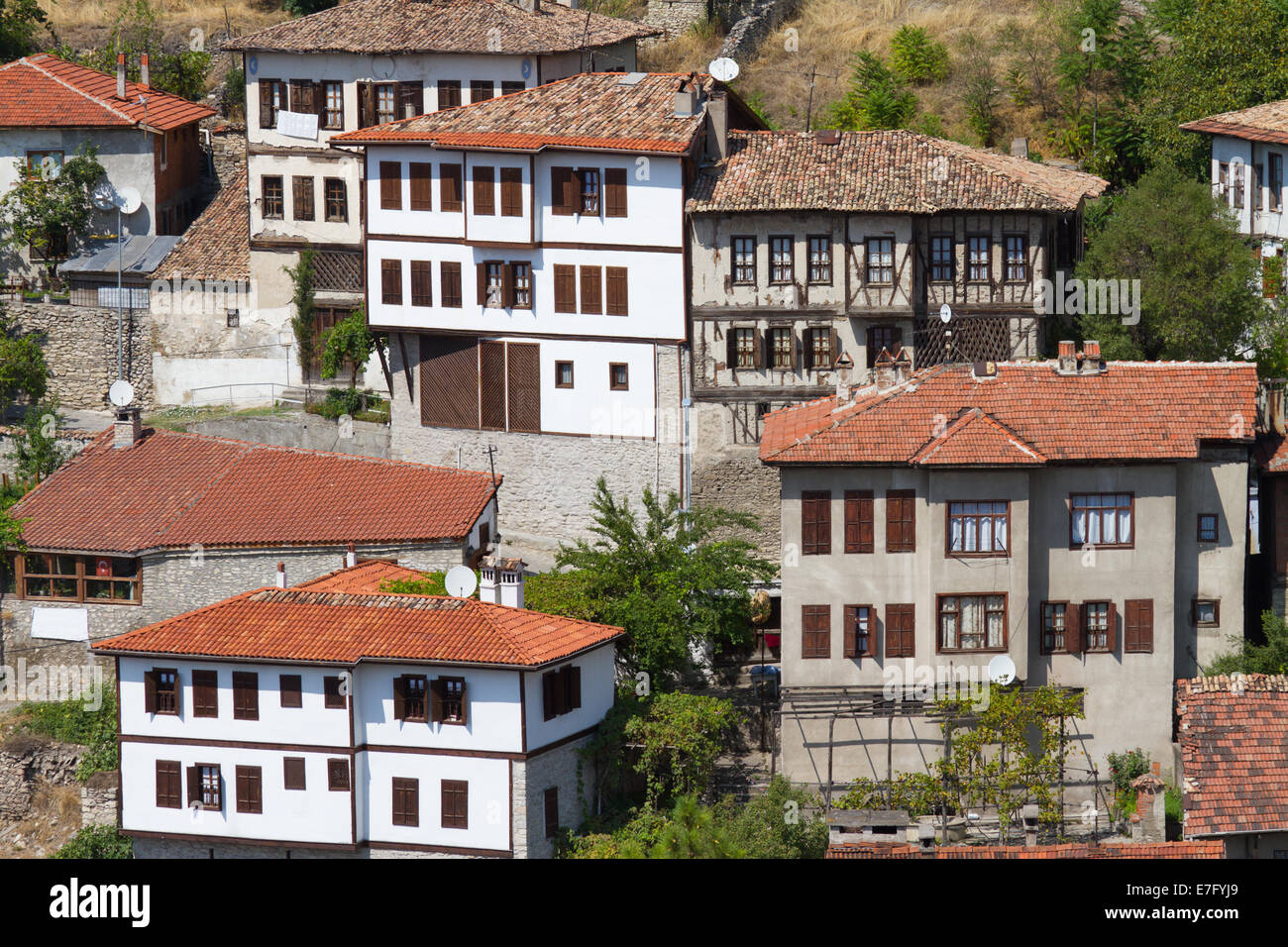 Traditional Ottoman Houses from Safranbolu, Turkey Stock Photo - Alamy