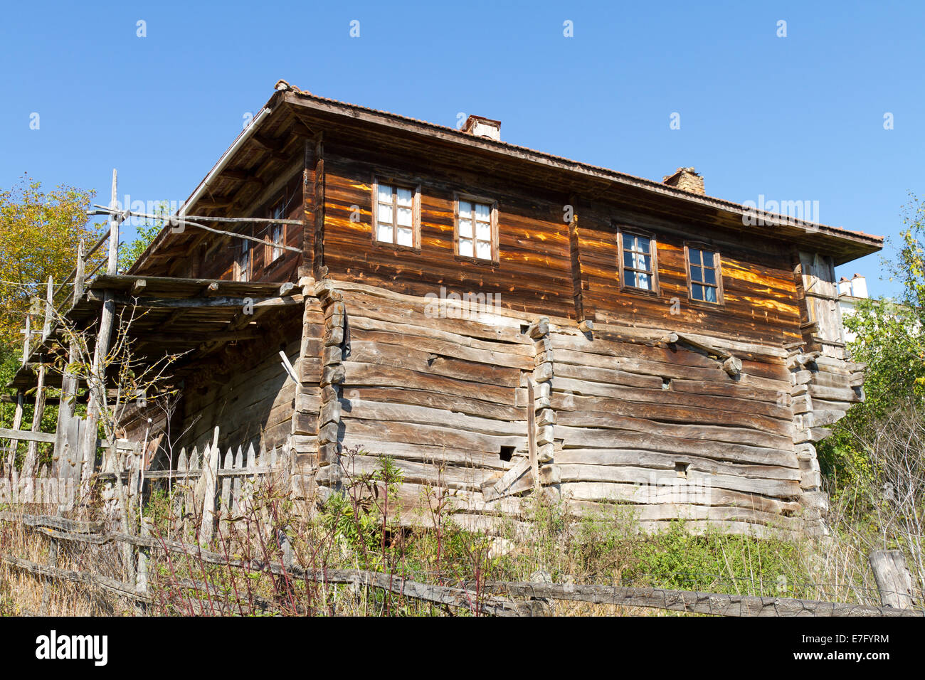 Traditional Turkish Village House Stock Photo - Alamy