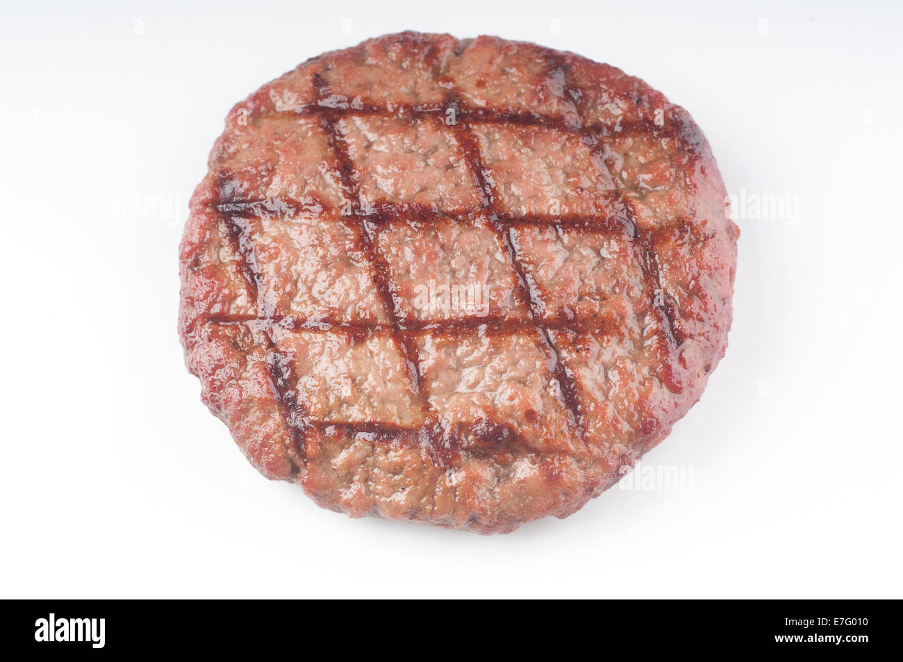 tasty grilled beef burger on a white background for graphic design ...