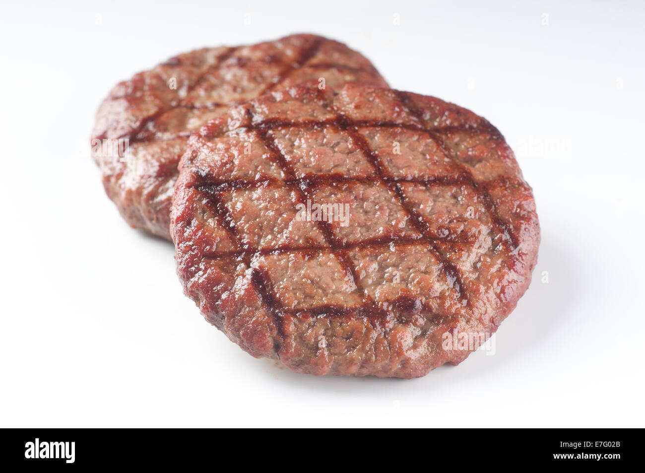tasty grilled beef burger on a white background for graphic design ...