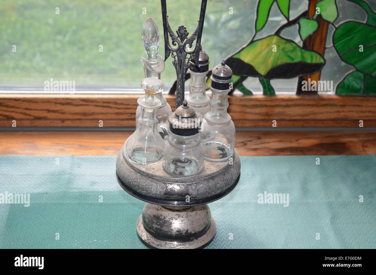 antique silver service Stock Photo - Alamy