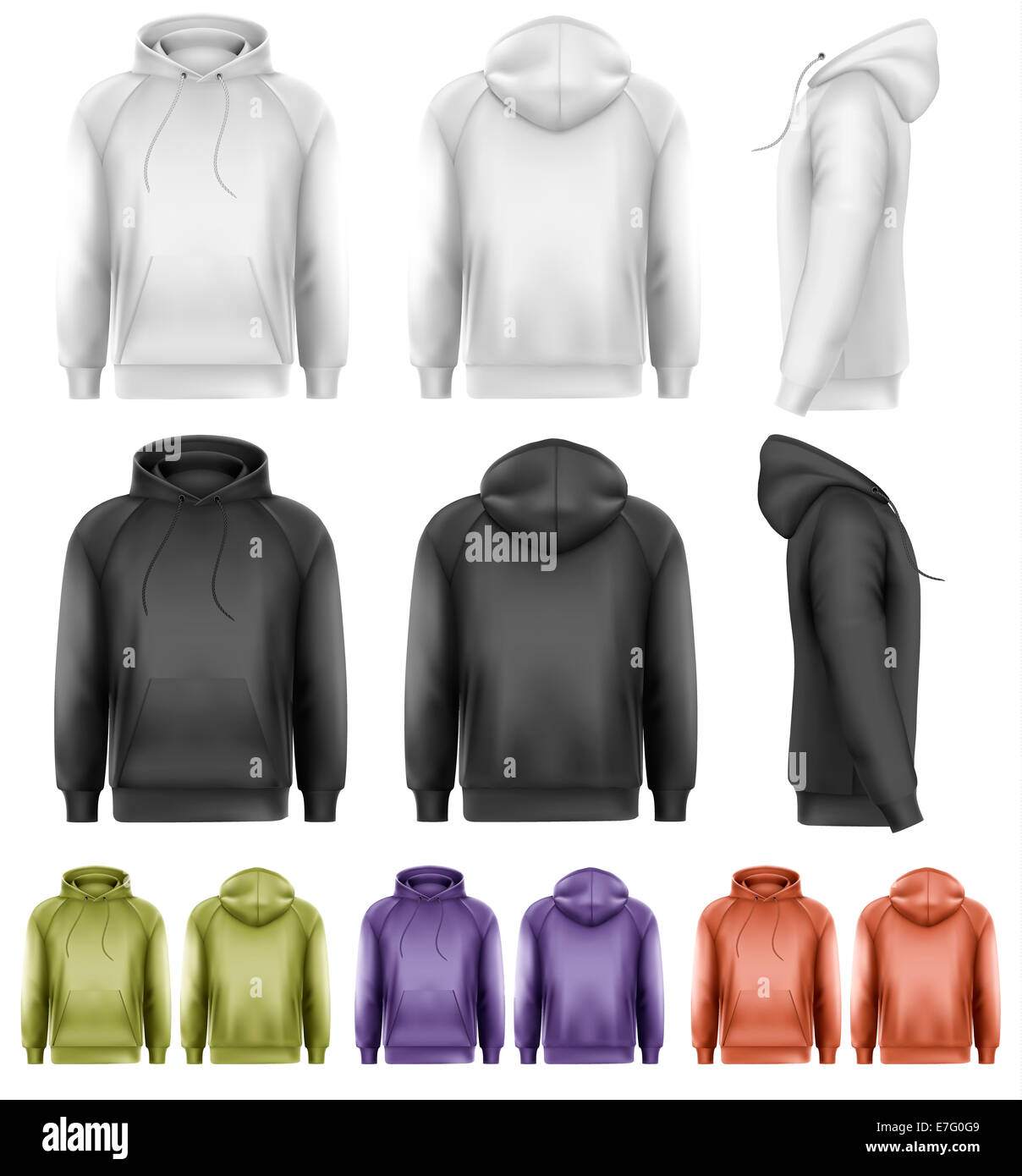 Hoodies vector hi-res stock photography and images - Alamy