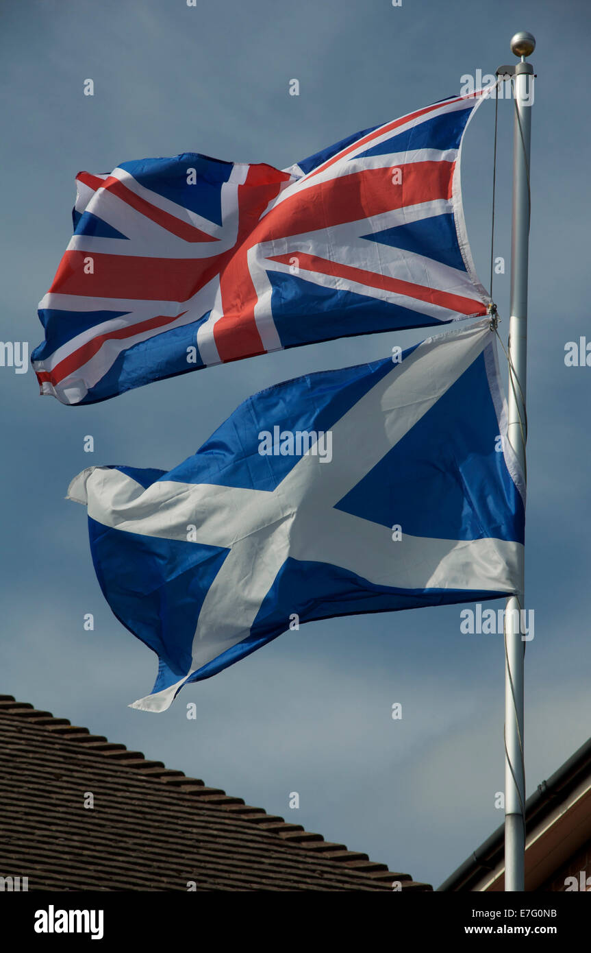 White flag with diagonal red cross hi-res stock photography and images ...