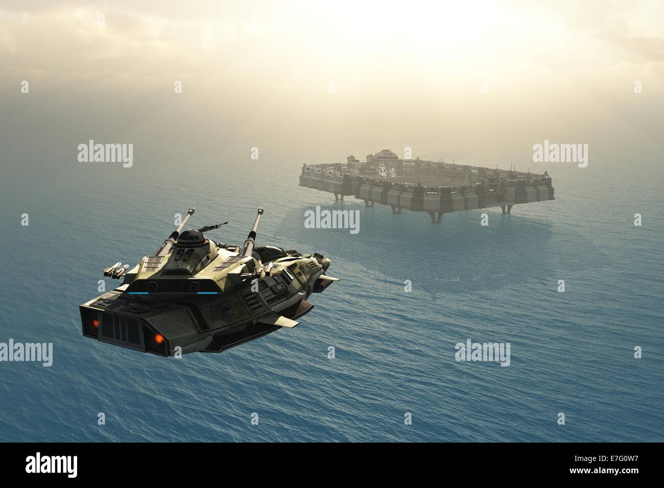 Military science fiction hi-res stock photography and images - Alamy