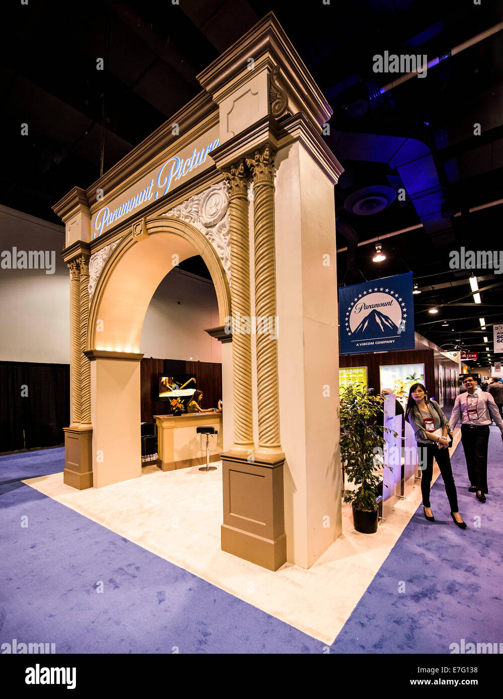 Anaheim, California, USA. 16th Sep, 2014. The Paramount Pictures booth ...