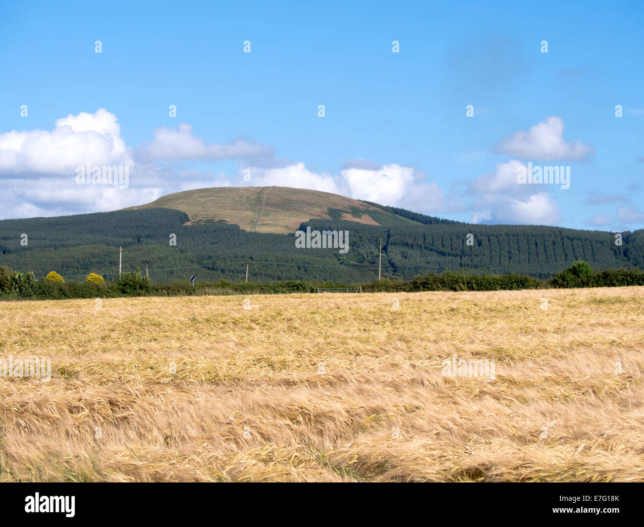 Dent Fell in the Lake District of the UK, as seen from John Street in ...