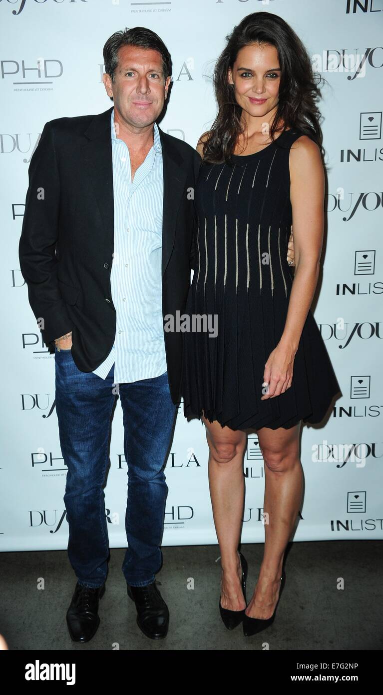 New York, NY, USA. 16th Sep, 2014. Michael Capponi, Katie Holmes at ...