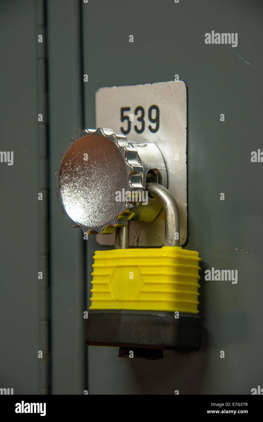 lock at locker with number in a school Stock Photo - Alamy