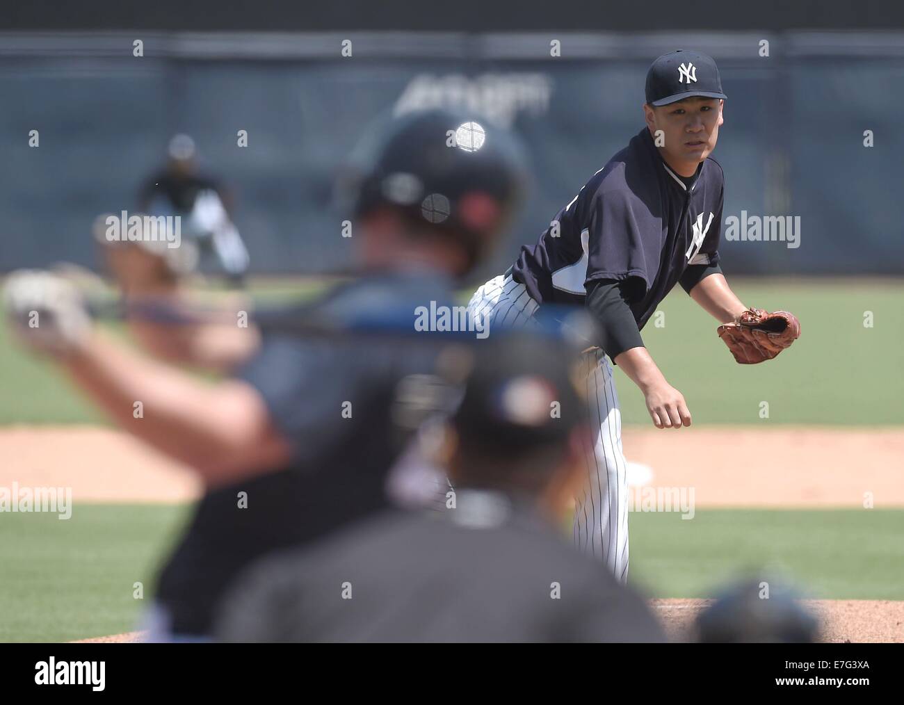 Tampa, Florida, USA. 15th Sep, 2014. Masahiro Tanaka (Yankees) MLB ...