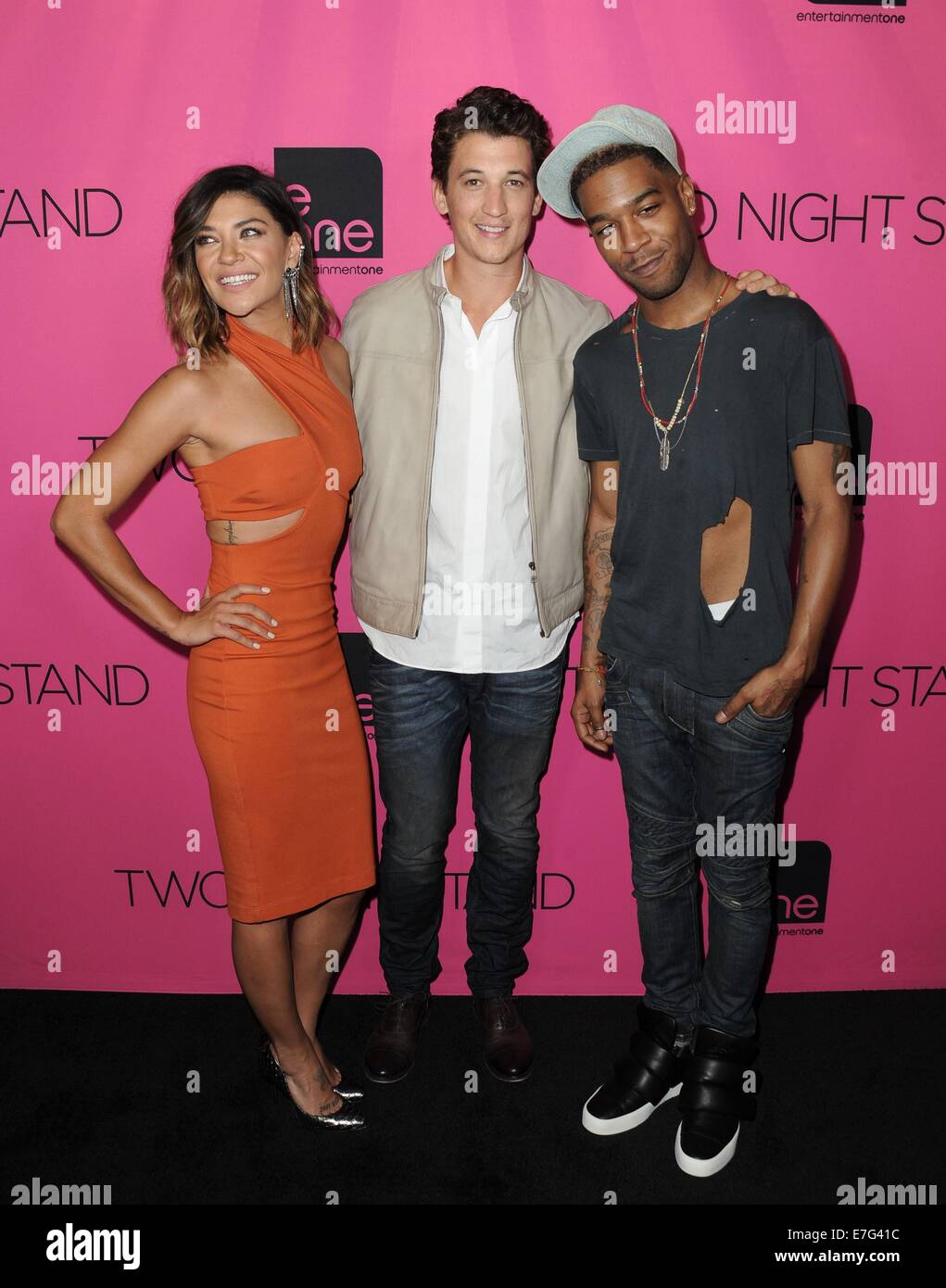 Los Angeles, CA, USA. 16th Sep, 2014. Jessica Szohr, Miles Teller ...