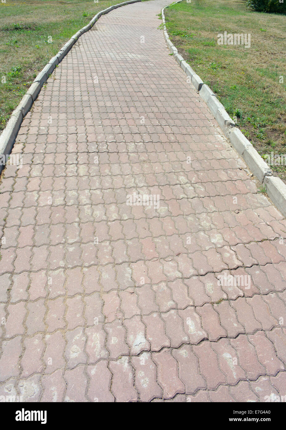 Path in Park Stock Photo - Alamy