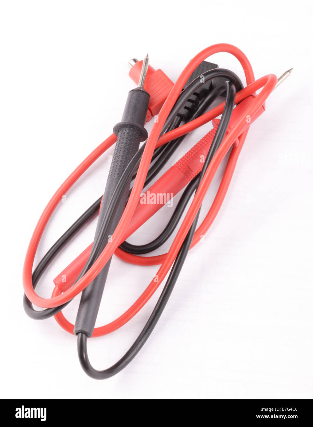 Red and Black Leads Stock Photo - Alamy Red and Black Leads Stock Photo - Alamy